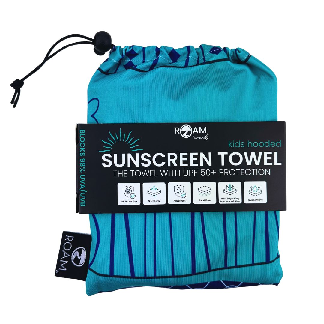 UPF 50 Sunscreen Towel by Luv Bug Company – ROAM